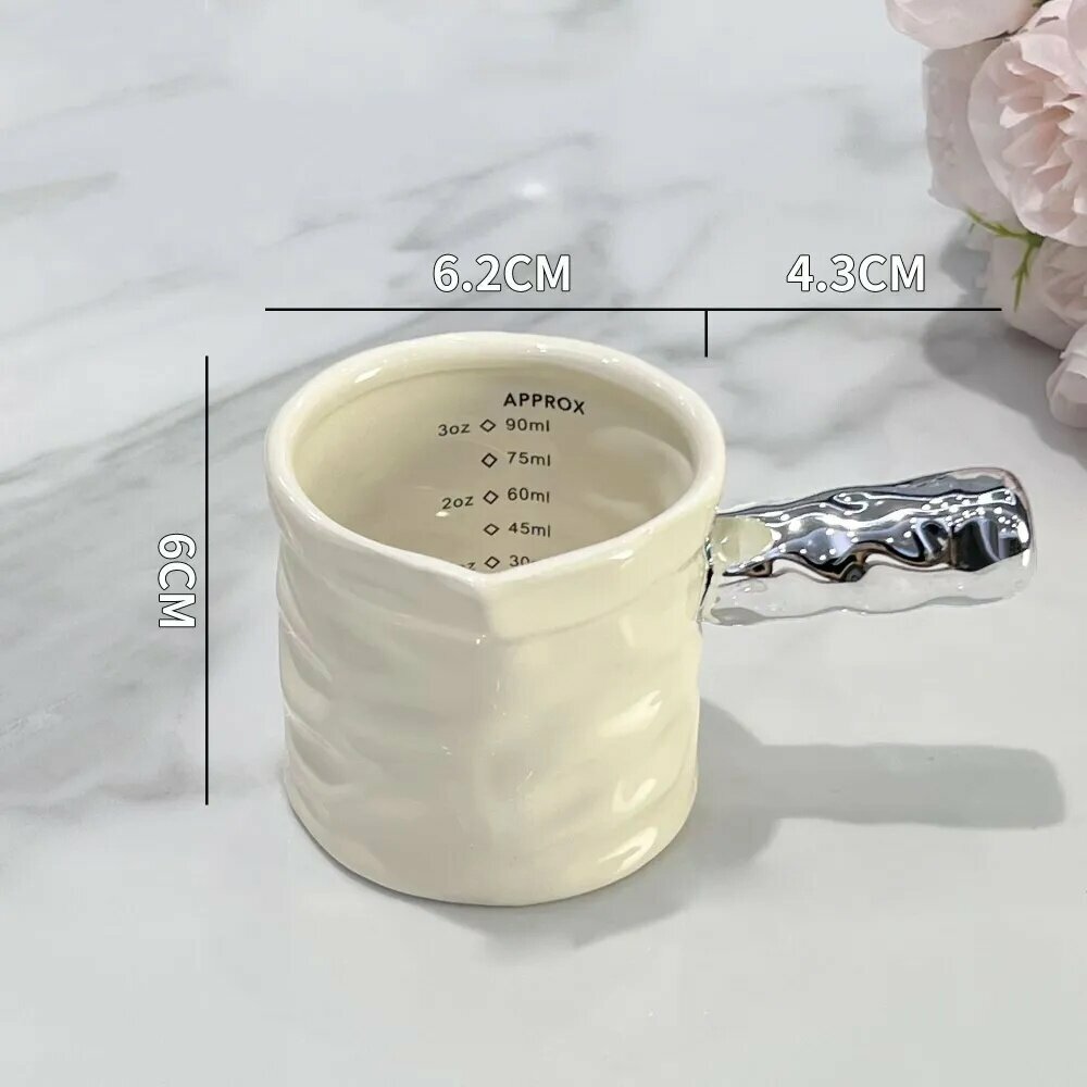 Чашка кофейная, 100 мл, 1 штЧашка кофейная объемом 100 мл - стильный и практичный