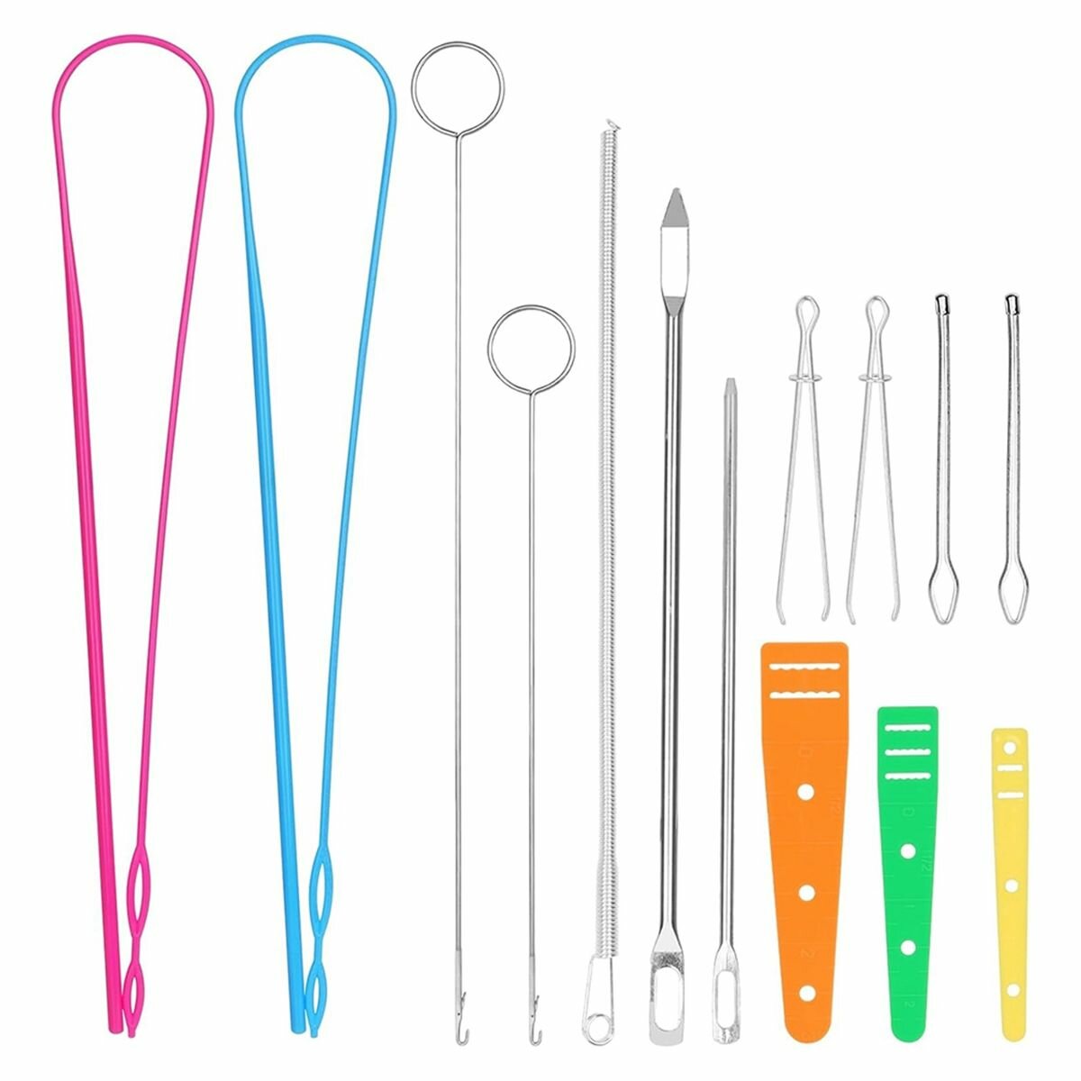 Набор из 14 инструментов для заправки шнура и выворачивания петель