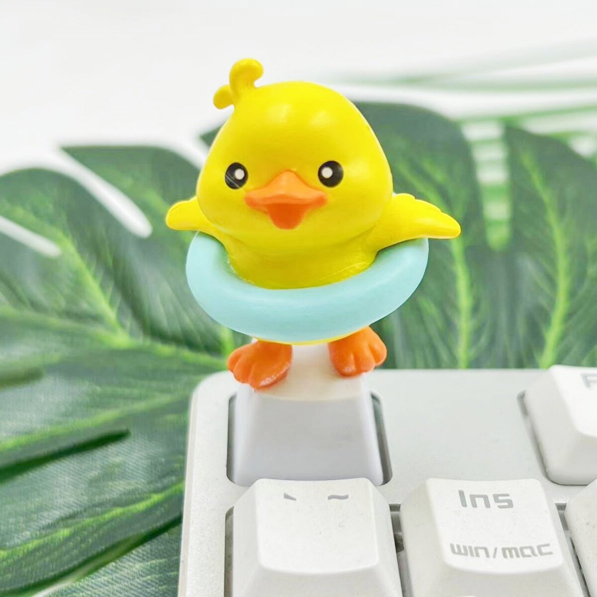 Keycap "Плавающая утка", ручная работа, механическая клавиатура