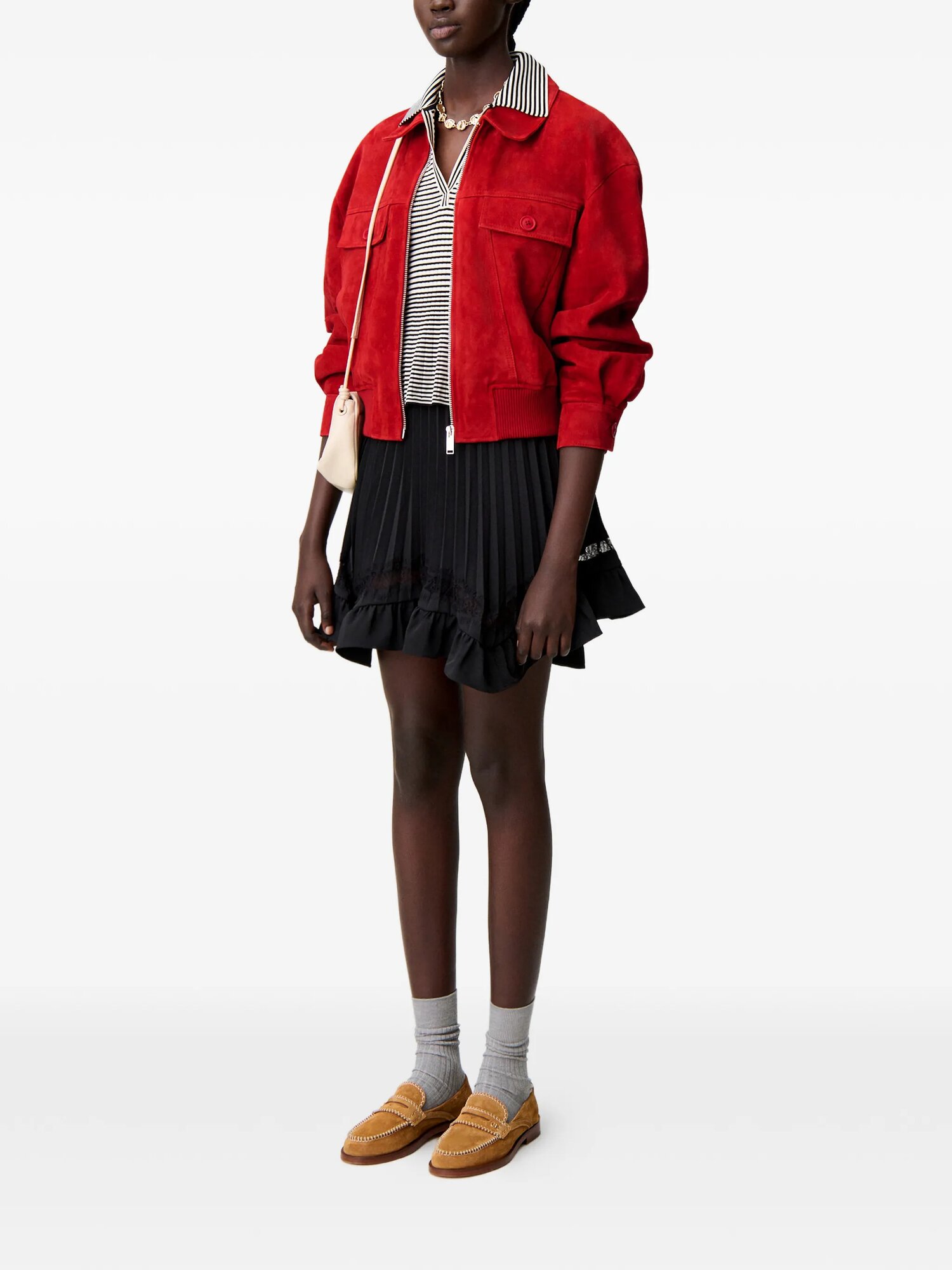 Куртка CLAUDIE PIERLOT, размер 42, Rouge Red — фото 1