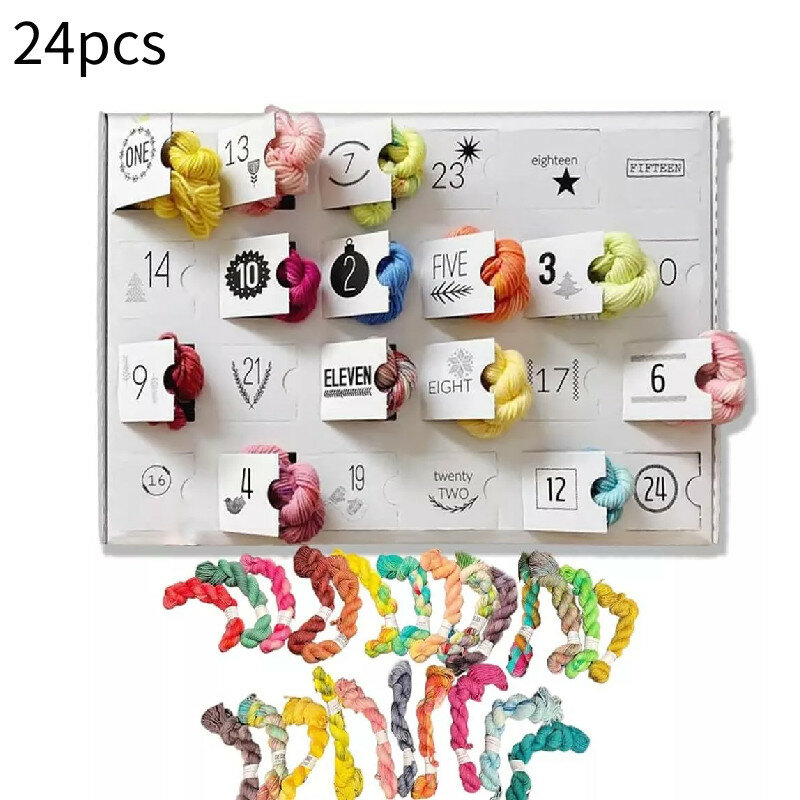 Пряжа the yarn advent calendar beautifully crafted yarn collection for holiday crafting joy