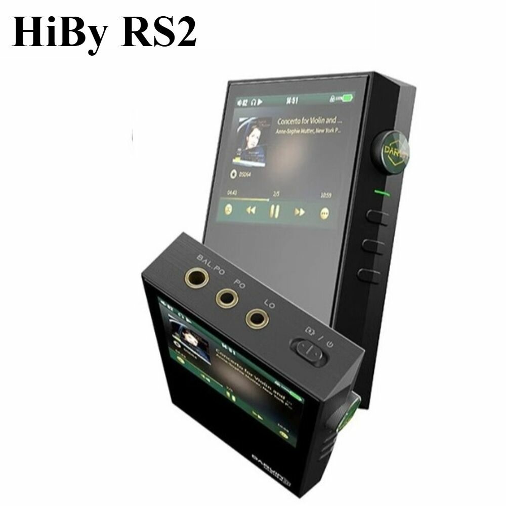 HiBy RS2 MP3, чистый музыкальный плеер, портативный R2R без потерь, высокое качество звука HiFi fever