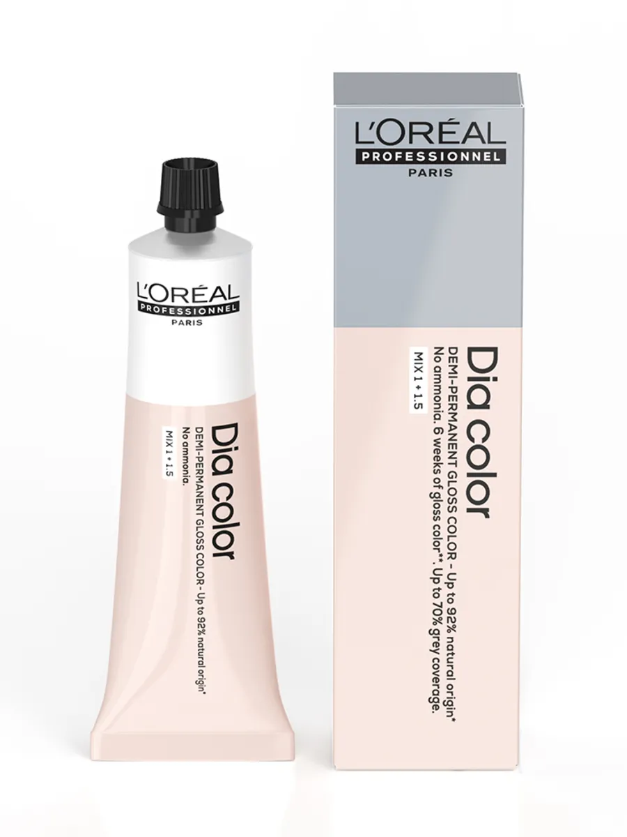 Краска для волос L'Oreal Professionnel DIA Color demi-permanent gloss color, Полуперманентная глянцевая, 7.1