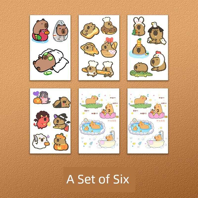 Милые наклейки Куроми, татуировки-наклейки с героями мультфильма «Ультраман», детские наклейки с клубничным медведем