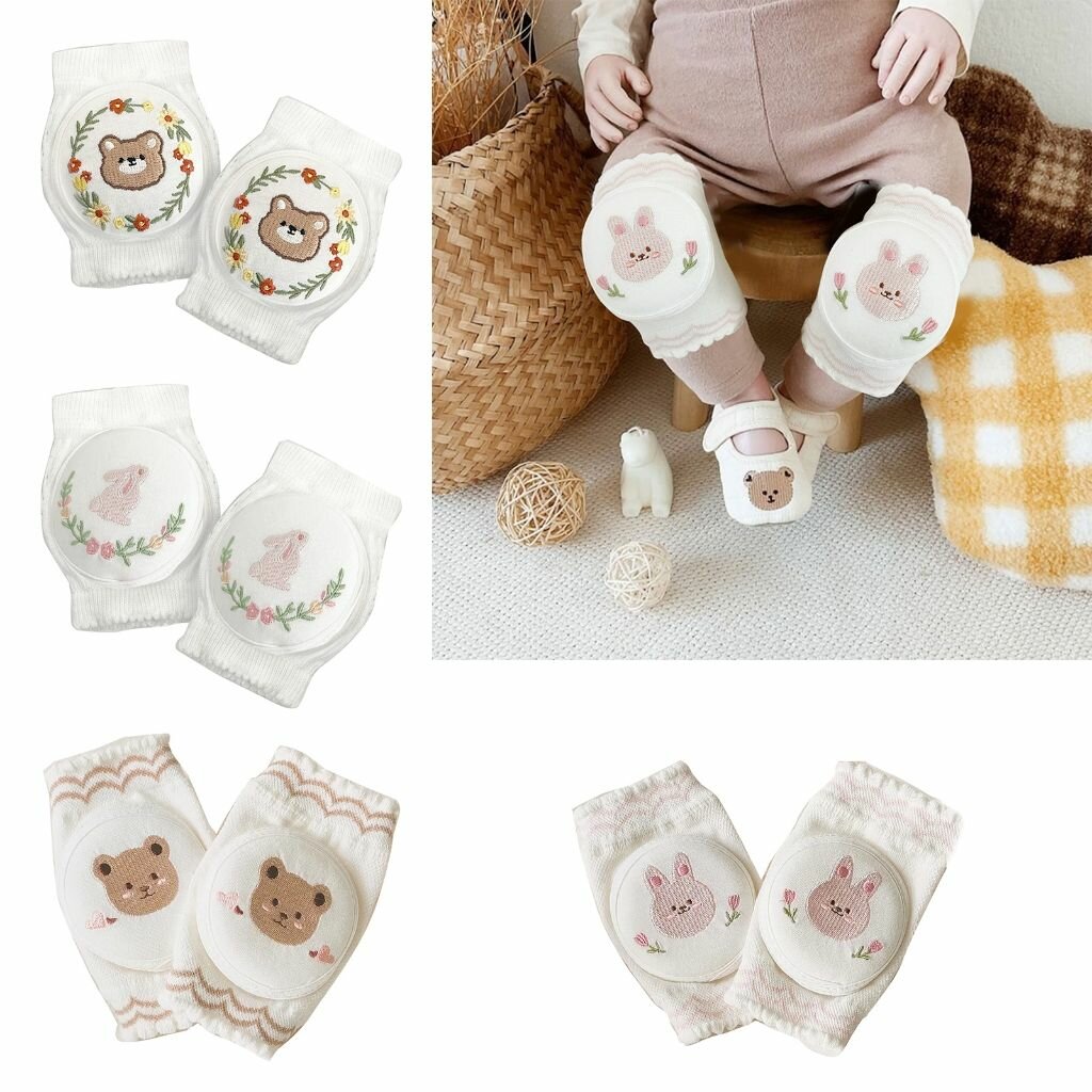 Утолщенные наколенники для ползания ребенка-EVA thickened Moon Rabbit