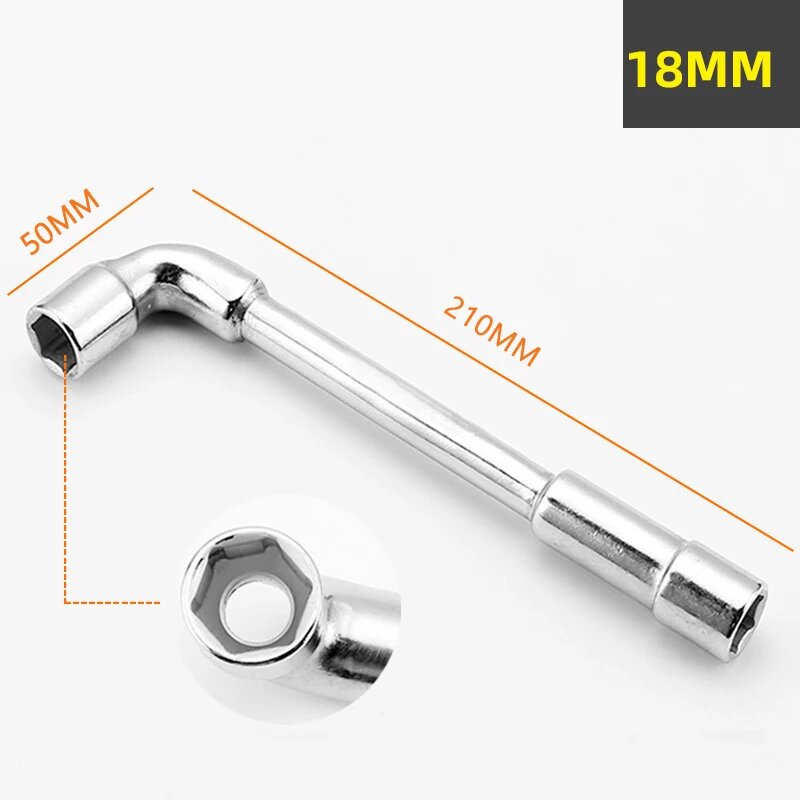 1 шт. L-образный мини-ключ для перфорации трубного колена, универсальный набор метрических ключей с двойной головкой и шестигранной головкой, 6-гранный 13 14 15 16 17 18 19 мм