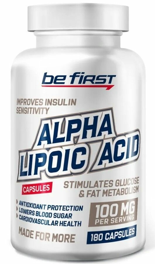 BF Альфа-липоевая кислота 100 мг Добавка Alpha lipoic 180 капсул
