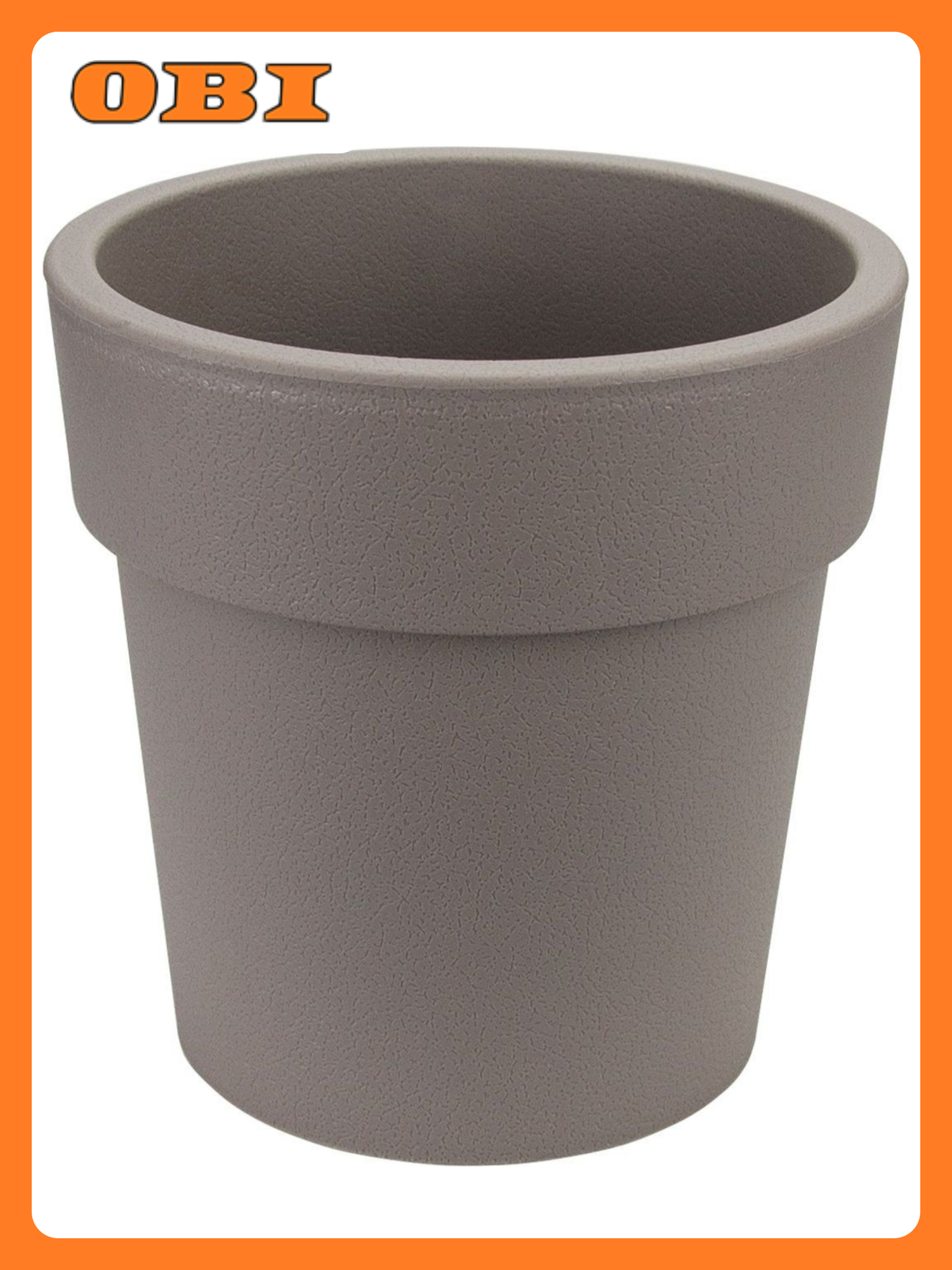 Кашпо М-Пластика IDEA Тубус, для орхидей, французкий серый, 2,5 л
