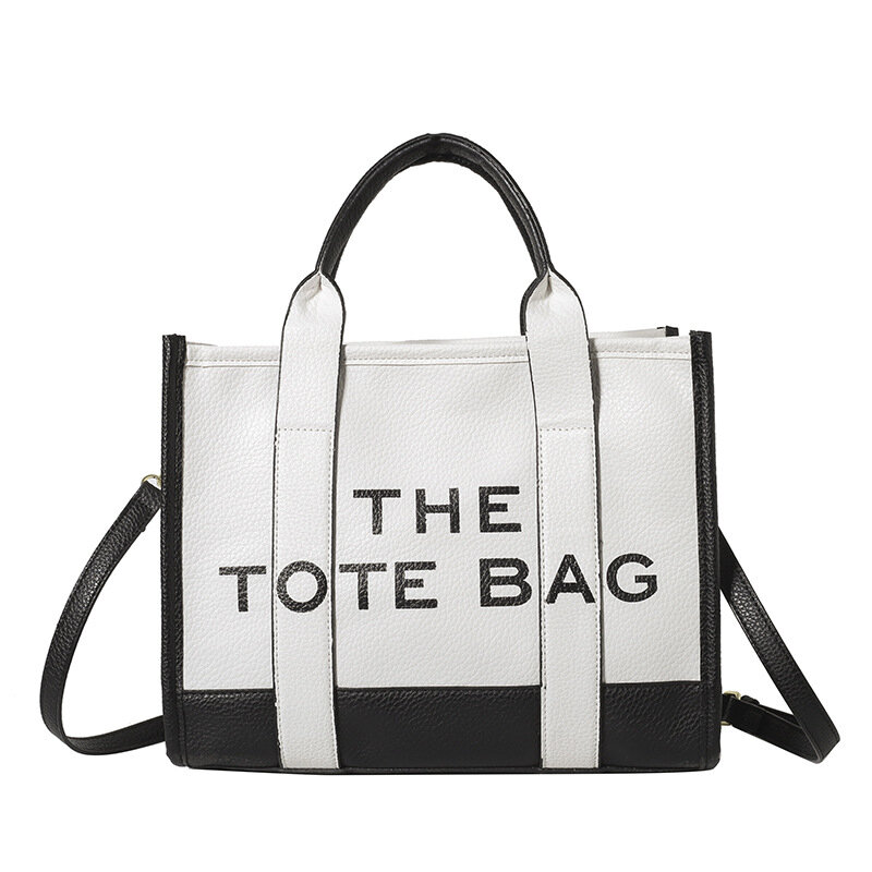 2026 Трансграничная торговля 2025 Новый стиль Пэчворк Цветной блок Повседневная Универсальная Большая вместимость Сумка через плечо для женщин