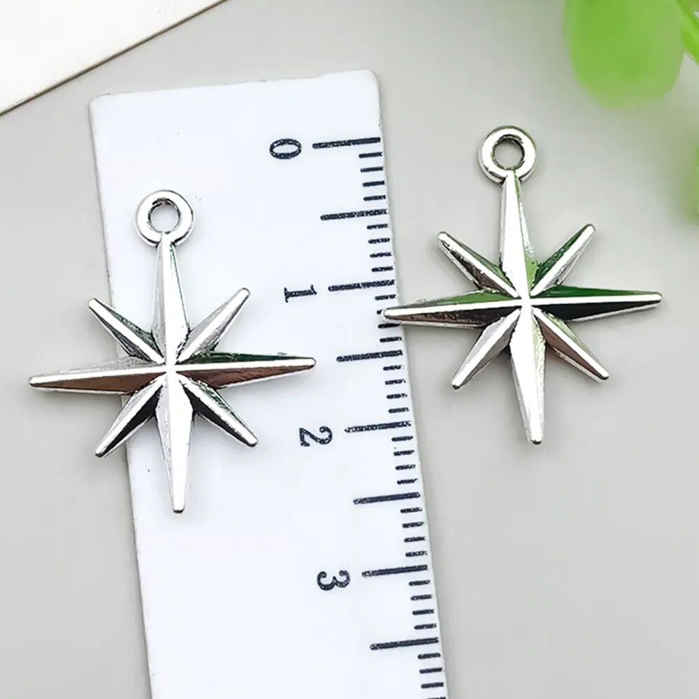 Подвеска в виде креста и звезды 10pcs