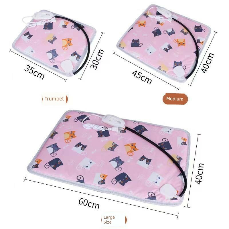 Электрический коврик для животных, грелка для кошек, мини-обогреватель с постоянной температурой для кошачьего домика,