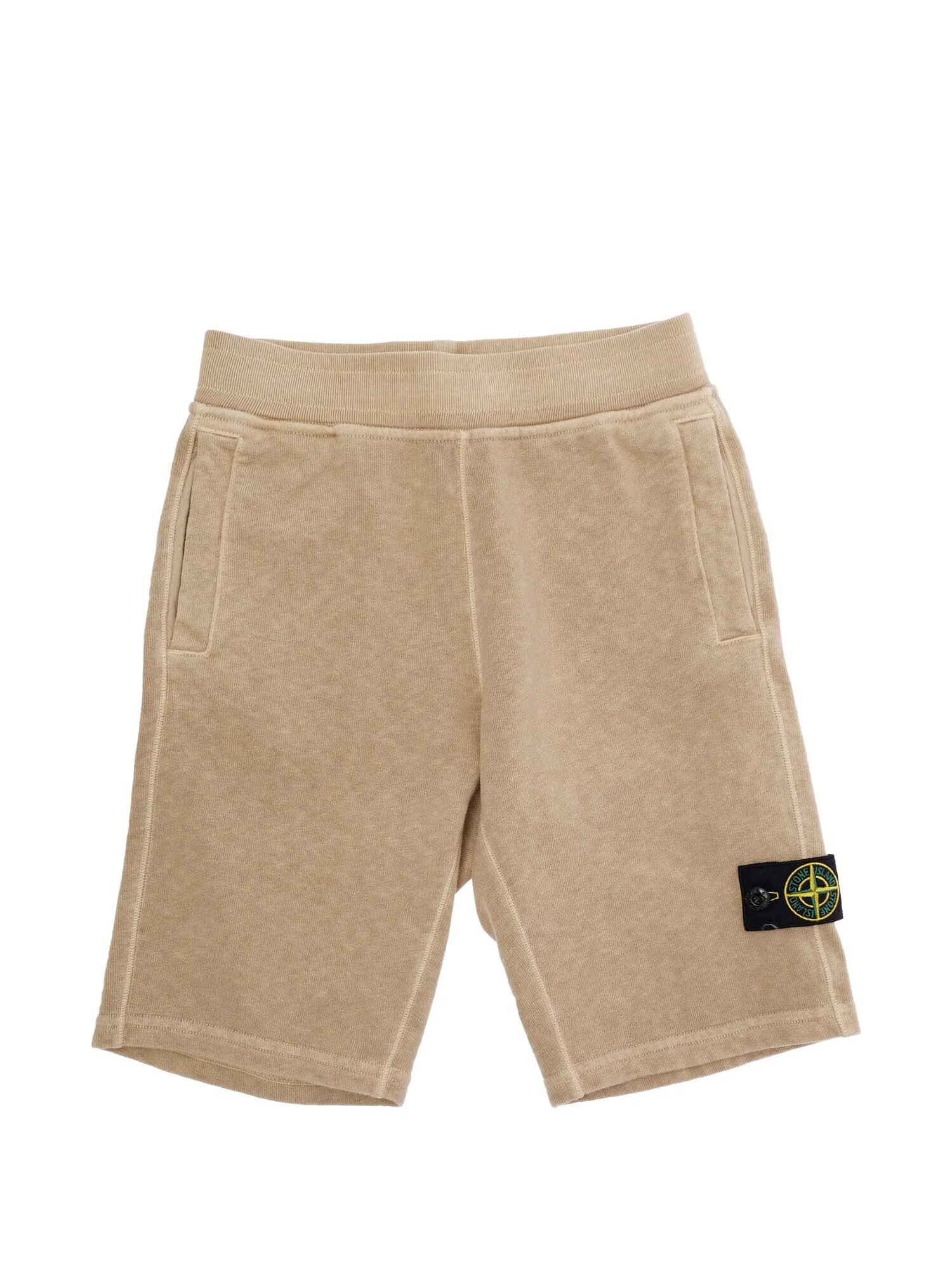 Шорты Stone Island Logo-patch shorts, размер 12 лет, разноцветный