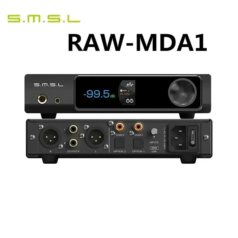 SMSL RAW-MDA1, декодер с двумя чипами ES9039Q2M, поддержка , MQA-CD, LDAC, Bluetooth 5.1, высококачественный DAC с пультом дистанционного управления