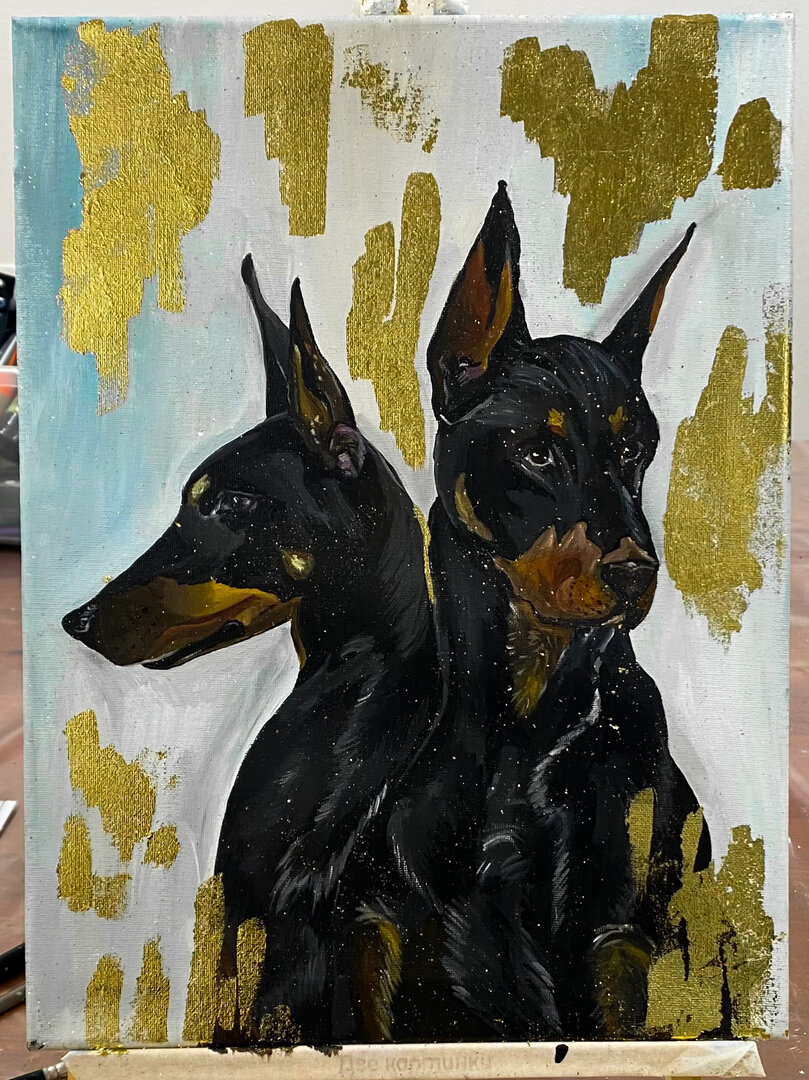 Подарочный сертификат «Мастер класс Интерьерная картина с золочением поталью» (3 часа, 1 человек в составе группы)