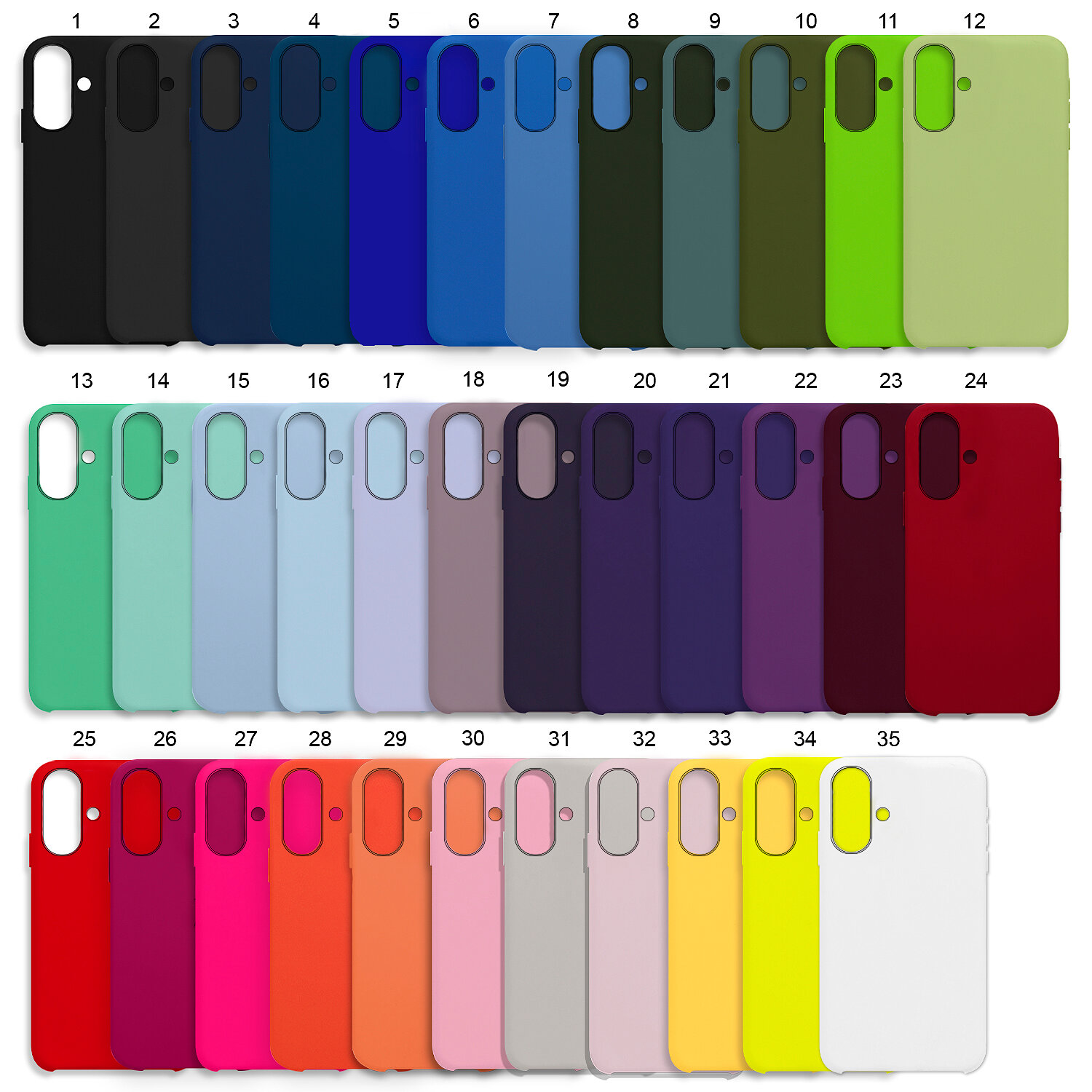 Чехол iPh 16 Silicon Сase APL WS (с лого)