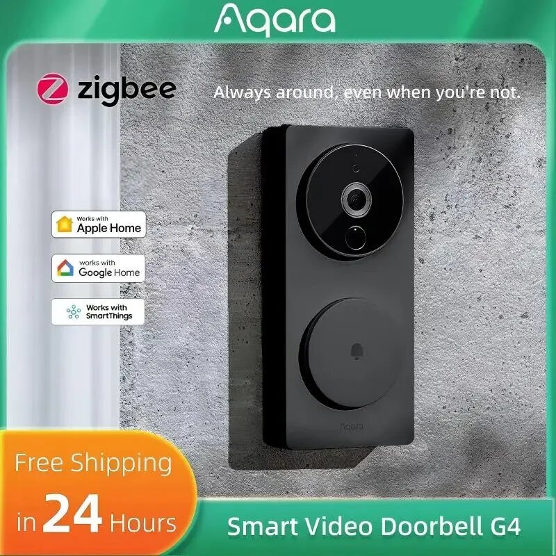 Aqara Smart Video Doorbell G4 White — фото 1