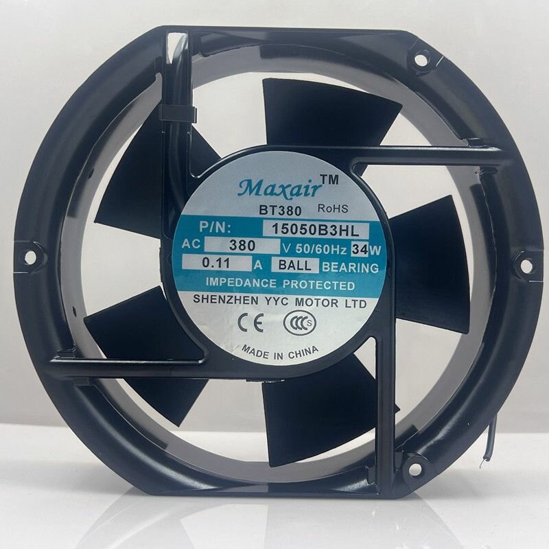 Maxair / BT380 15050B3HL 380V 0.11A 17CM 17251 Осевой вентилятор Вентилятор охлаждения