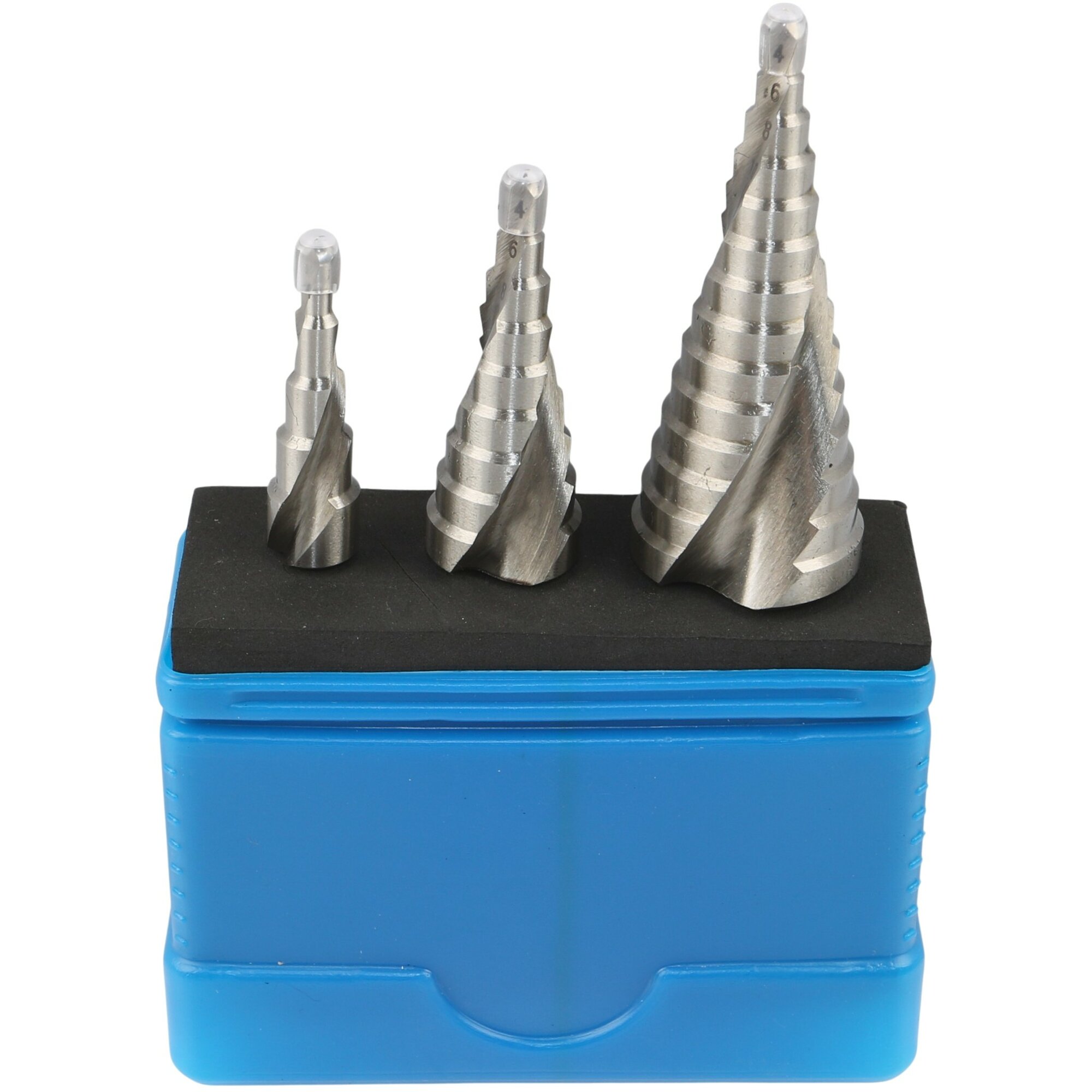 GARWIN INDUSTRIAL 102580-4-12*4-30 Набор ступенчатых сверл 4-12, 4-20, 4-30 мм, HSS-Co5, со спиральной канавкой