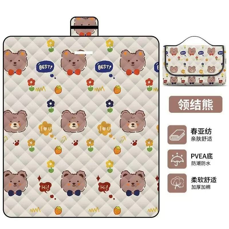 Пикниковый ковер Yawenrousi BYCY34ACS, квадратный, геометрический рисунок,