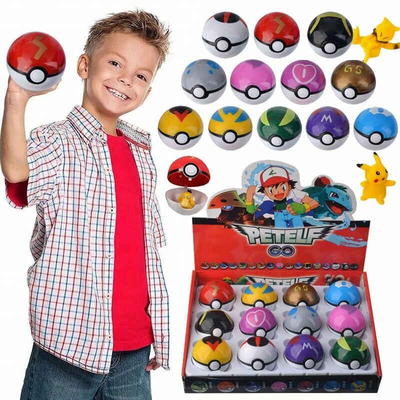 Набор из 12 Покеболов /фигурок Покемон / Pokemon Pokeball