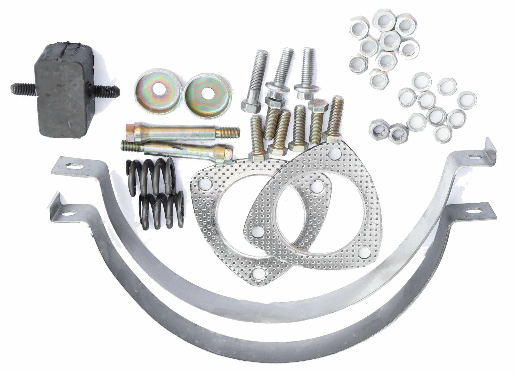 Комплект установочный глушителя УАЗ с дв. 409, 421 Евро-0,2 до 2008 года выпуска