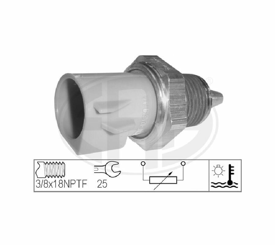 Датчик, температура ОЖ FORD 90-00, ERA, 330550