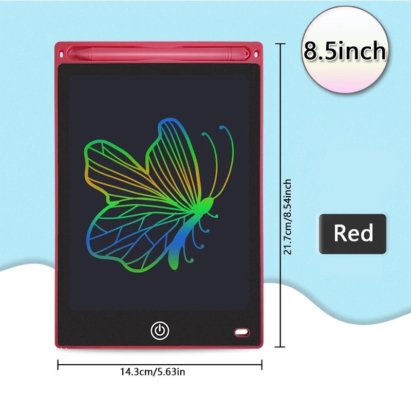 Электронная доска для рисования Red 8,5 дюймов