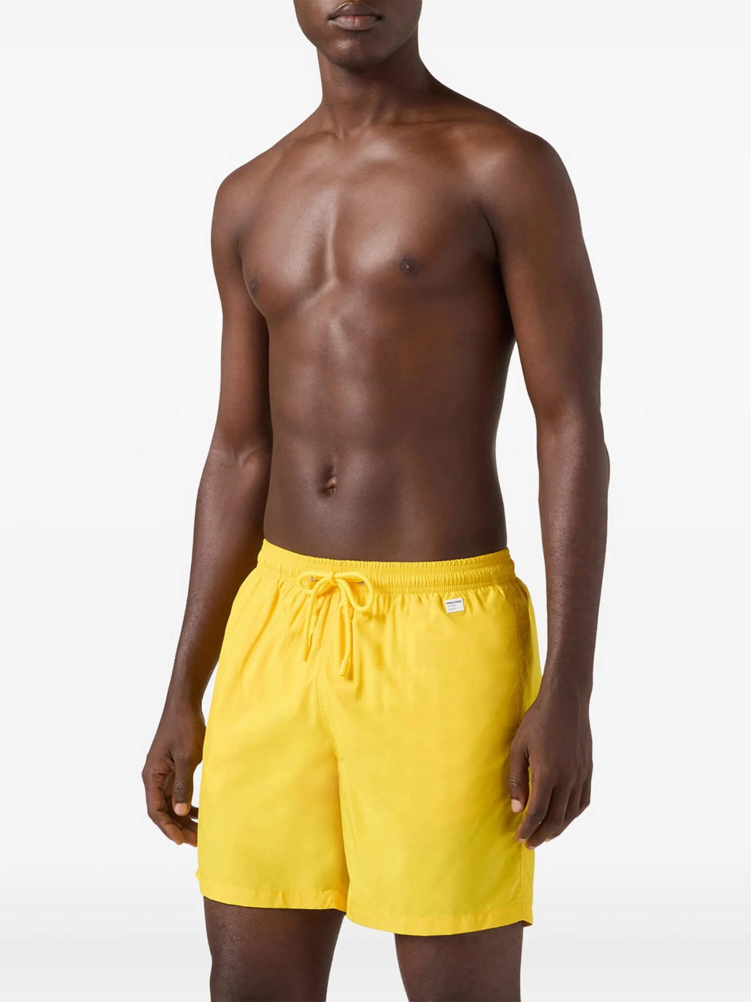 Шорты для плавания MC2 Saint Barth X Pantone drawstring swim shorts, размер 46, yellow — фото 1