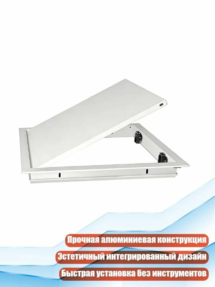 Гладкая металлическая дверка для климат-систем, 150х150мм