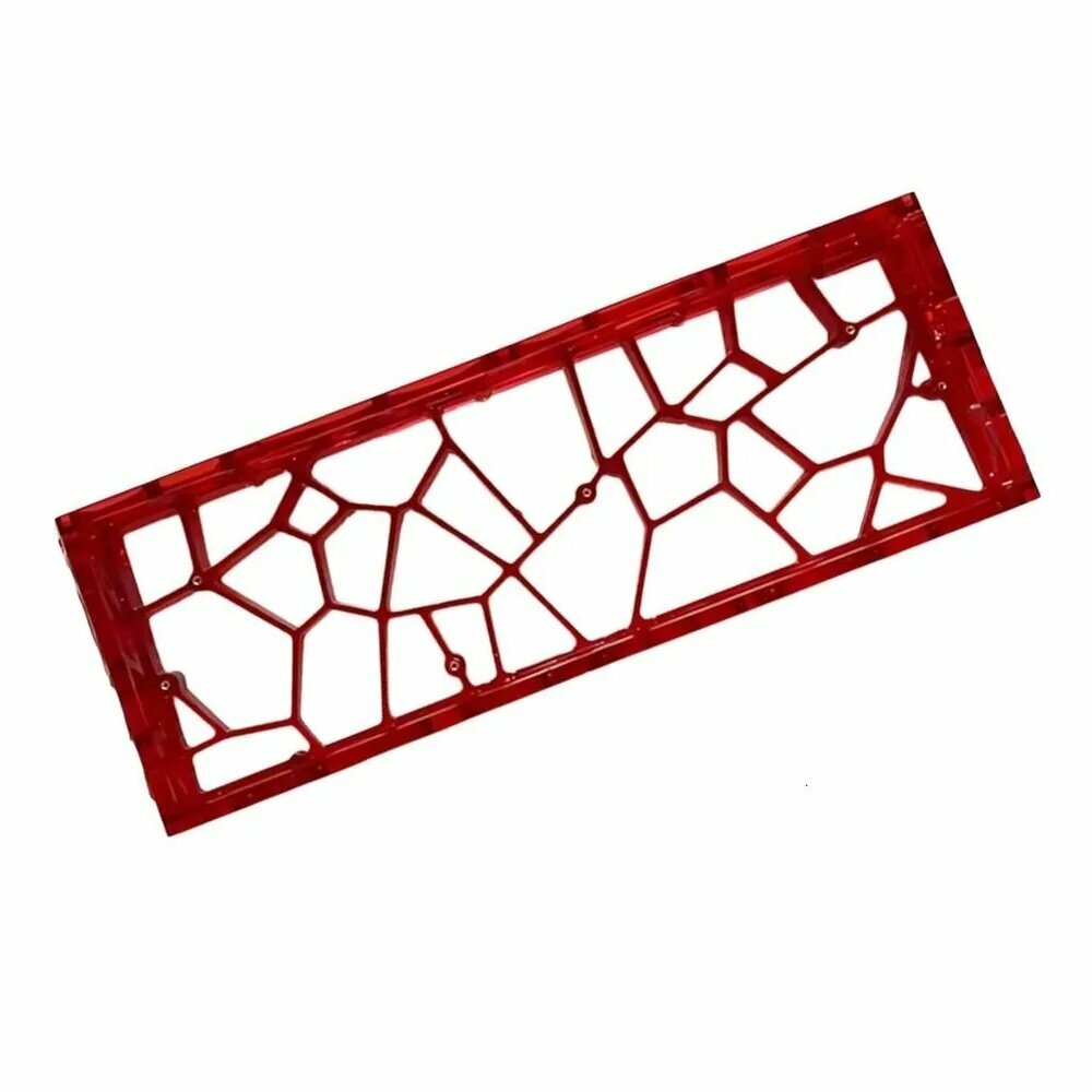 Корпус для клавиатуры GH60, Полупрозрачный красный