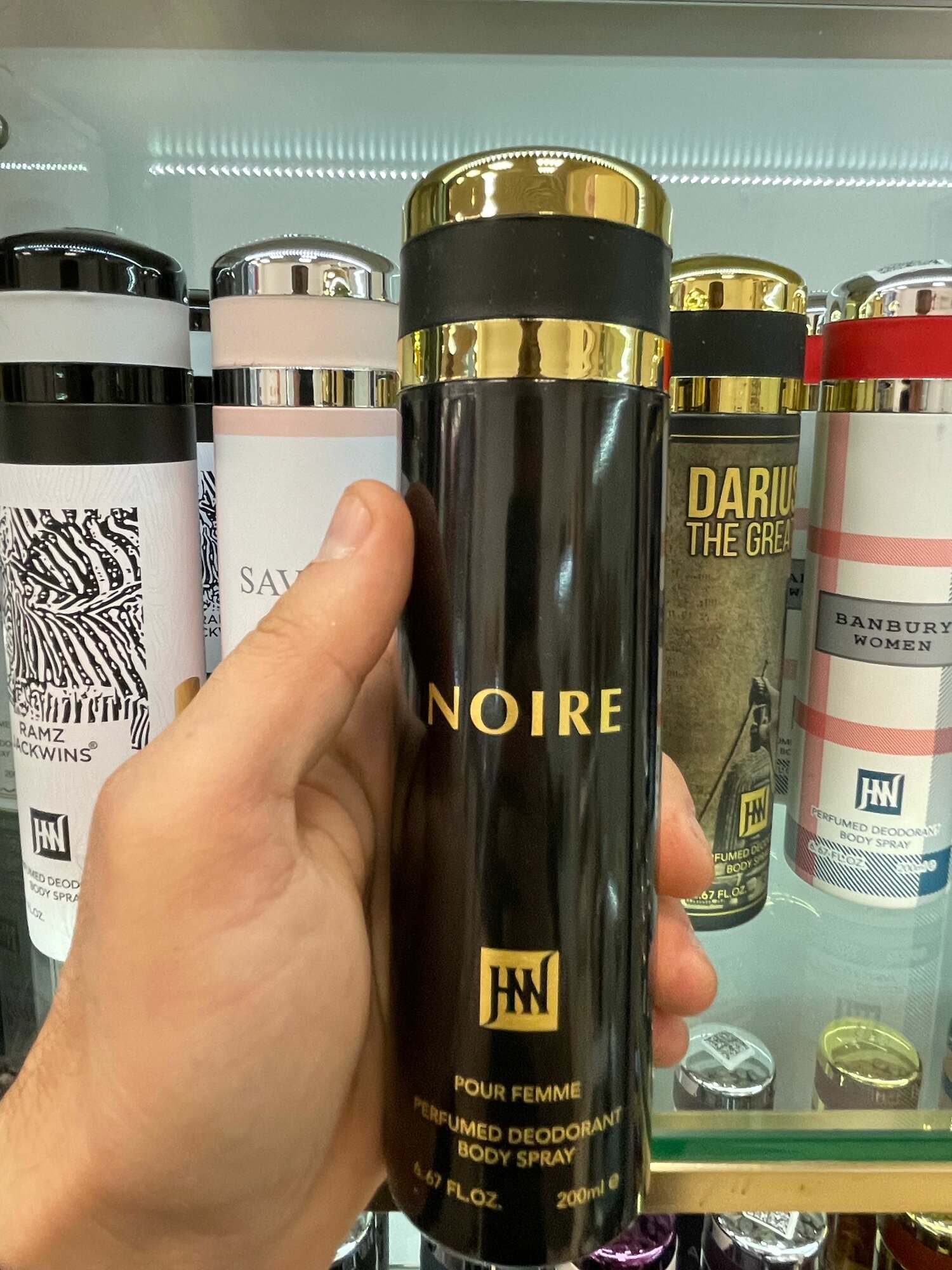 Noire Pour Femme Jackwins женский парфюмированный дезодорант-спрей для тела 200 мл