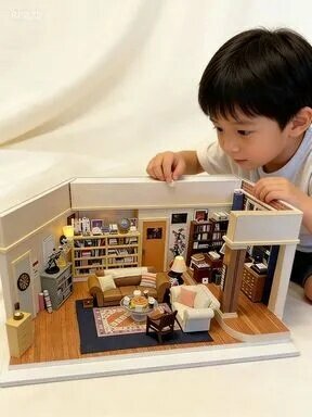 Сборный DIY-домик квартира Шелдона Теория большого взрыва