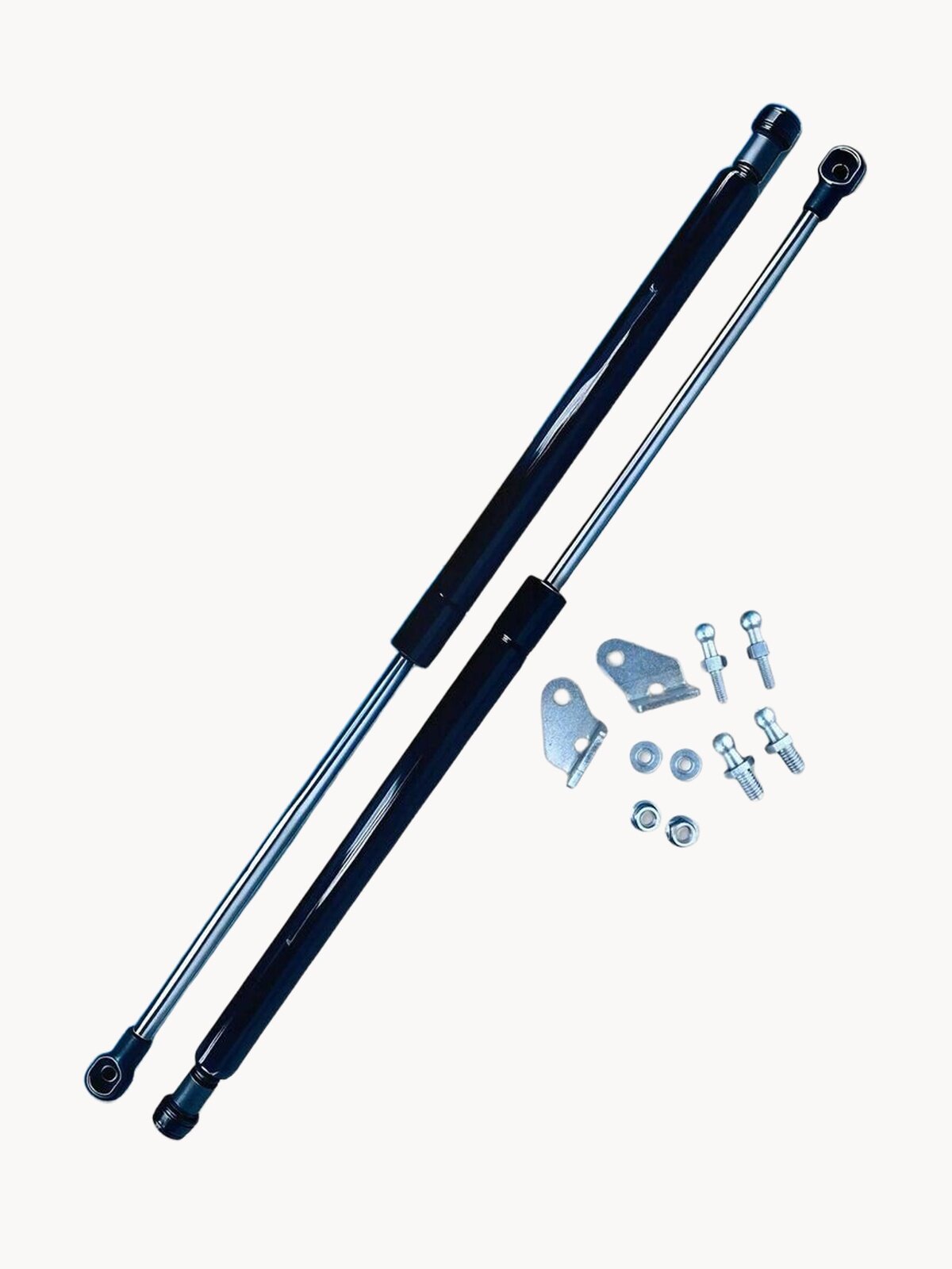 Газовые упоры капота для Москвич 3, JAC JS4, JAC J7 без сверления, комплект