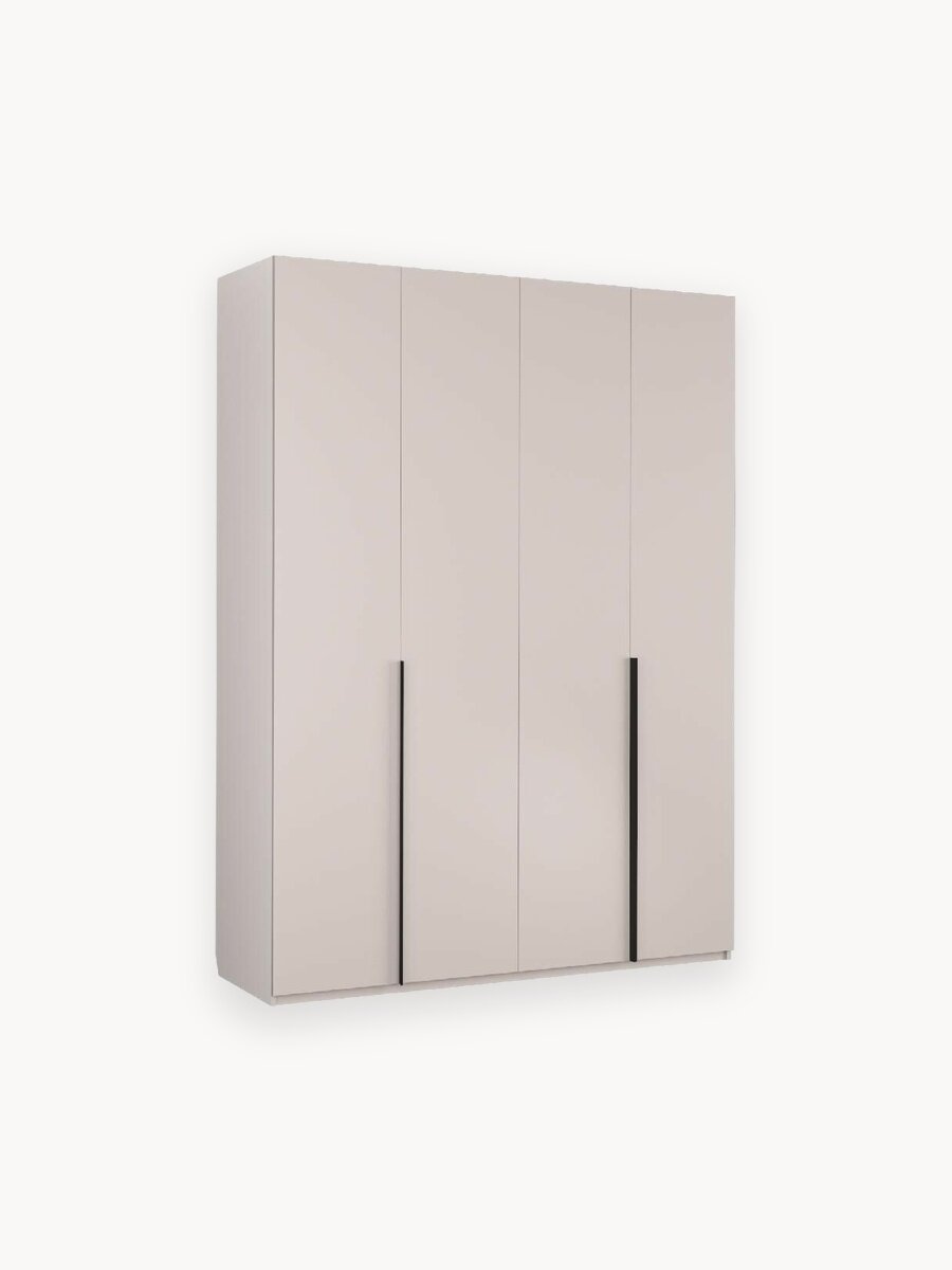 Шкаф для одежды аквилон мебель "Чарли №24", ЛДСП, 160x55x220 см