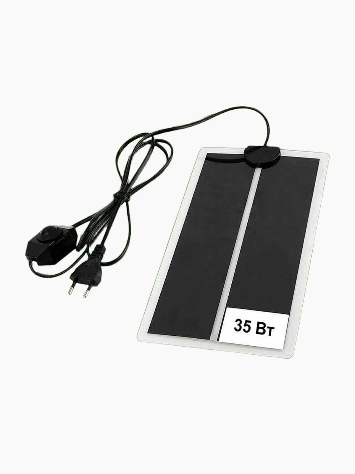 Греющий коврик с терморегулятором для сушки овощей / термоковрик для террариума, рептилий, зублефара, ящериц, пауков, рассады 35 Вт, 28х65 см