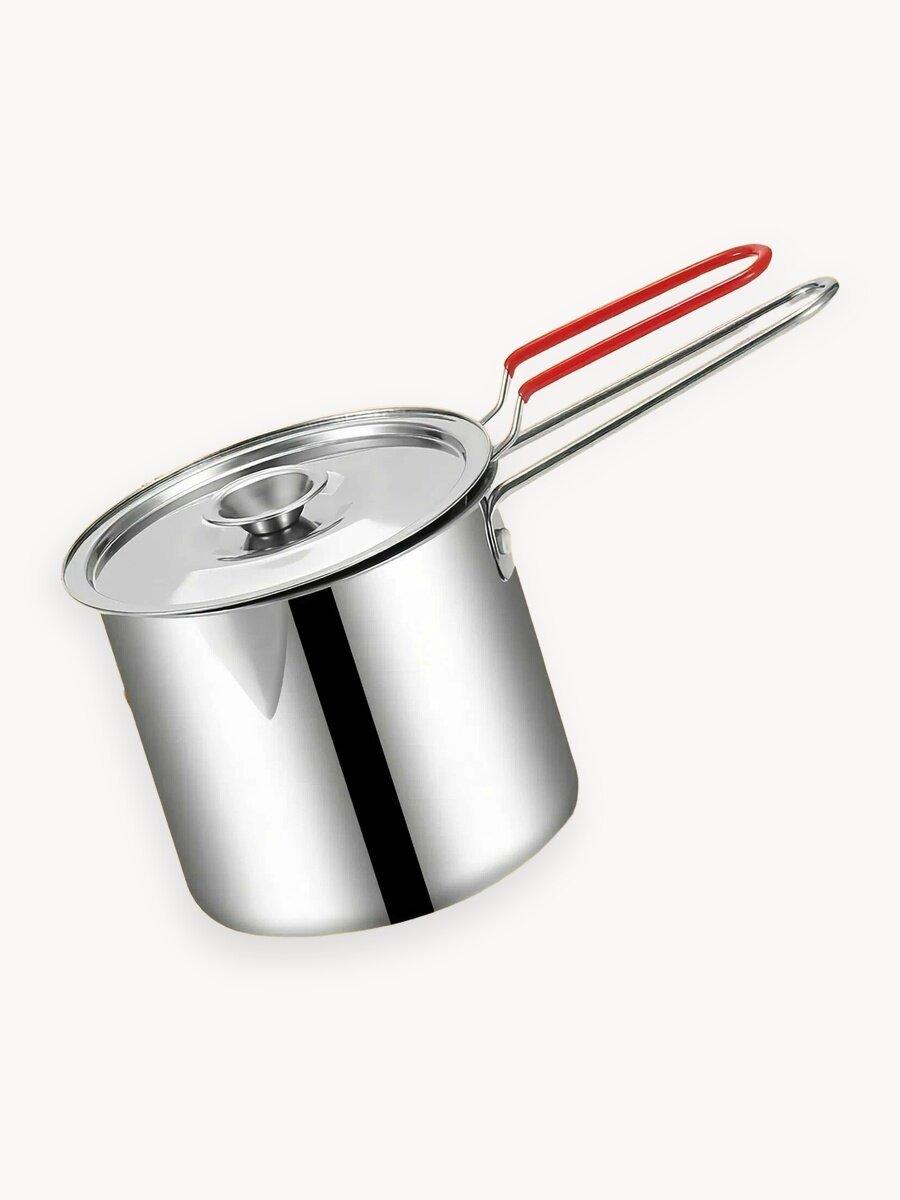 Фритюрница мини, зажимом и решёткой – компактная для дома, жарка во фритюре,1200 мл