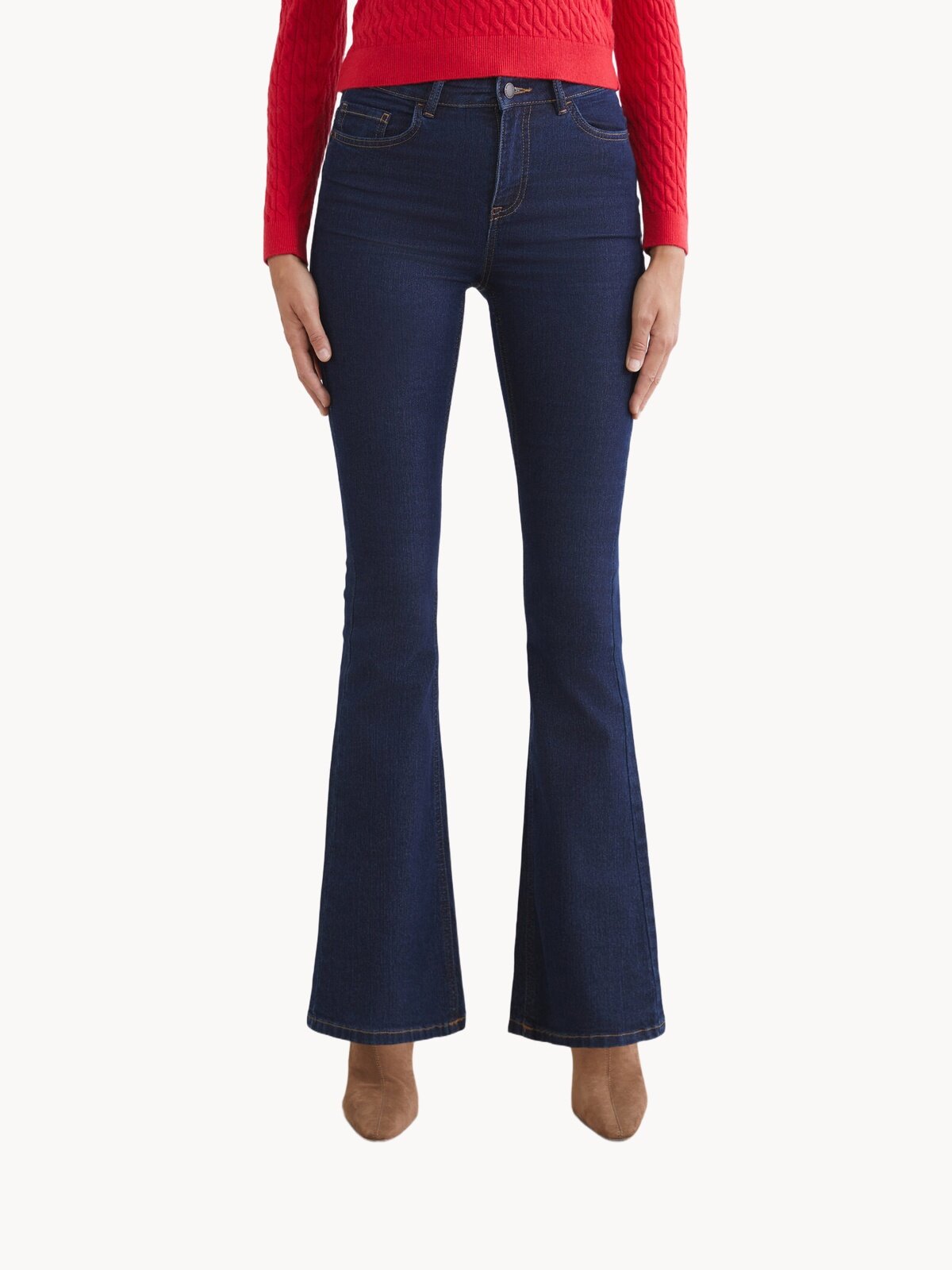 Джинсы клеш 