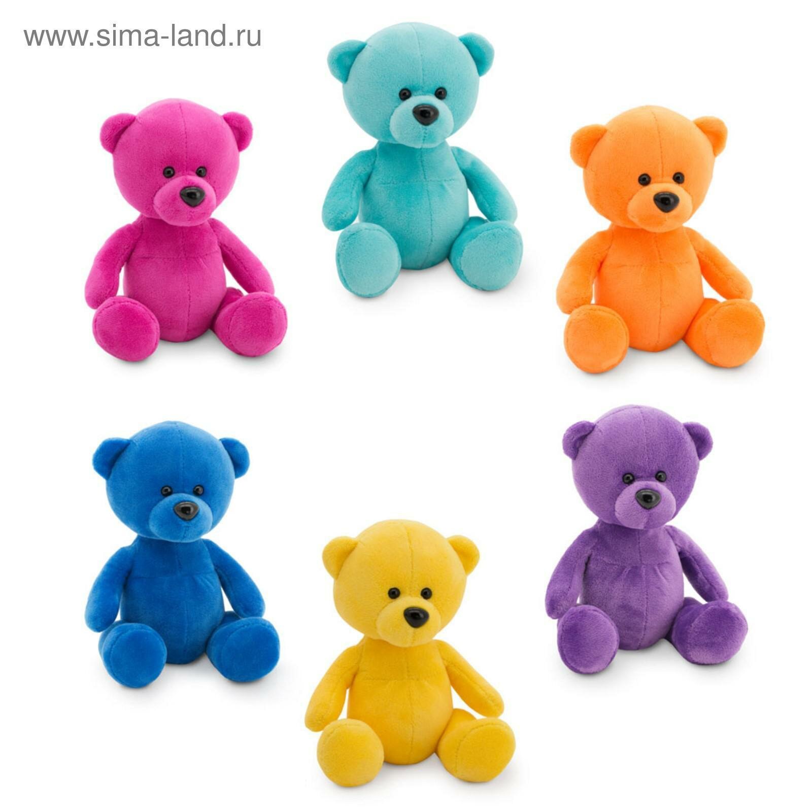 Мягкая игрушка Orange Toys "Медвежонок Сюрприз", 15 см, цвет микс