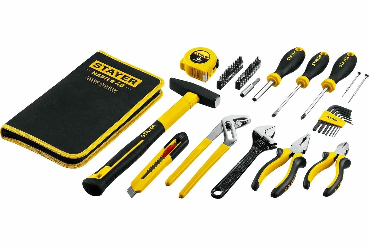 Универсальный набор инструмента для дома STAYER Master-40, 40 предм, (22052-H40)