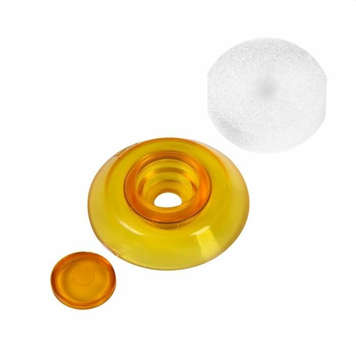 Термошайба Sima-Land из поликарбоната, d 38 мм, Уф-защита, оранжевая, набор 25 шт