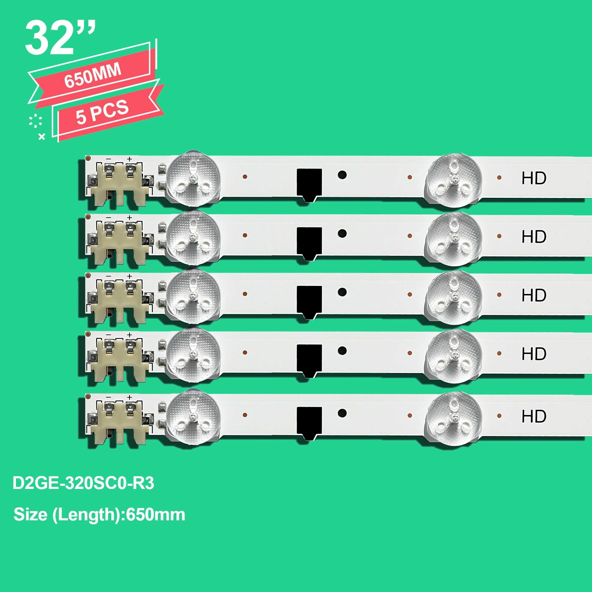 Подсветка 32 (комплект 5 шт), для ТВ Samsung UE32F5000AK UE32F5300AK UE32F5020AK UE32F4500AK UE32F4510AK UE32F4515AK UE32F5005AK UE32F5020AK UE32F5050AK UE32F6100AK 2013SVS32H D2GE-320SC0-R3