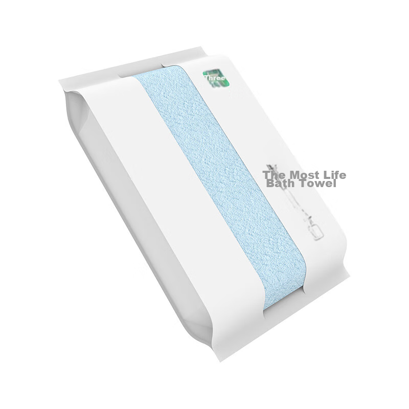 Most Living Lightweight Pure Cotton Bath Towel, Xinjiang Long-Staple Cotton Household Absorbent Bath Towel, Soft Quick-Drying Bath Towel for Men And Women, Light Blue