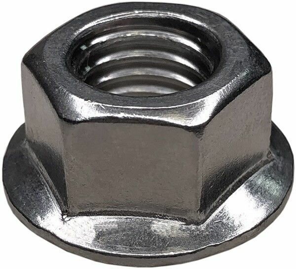 Гайка заднего или переднего колеса М10Х1,0 под ключ 15мм, 2 шт.