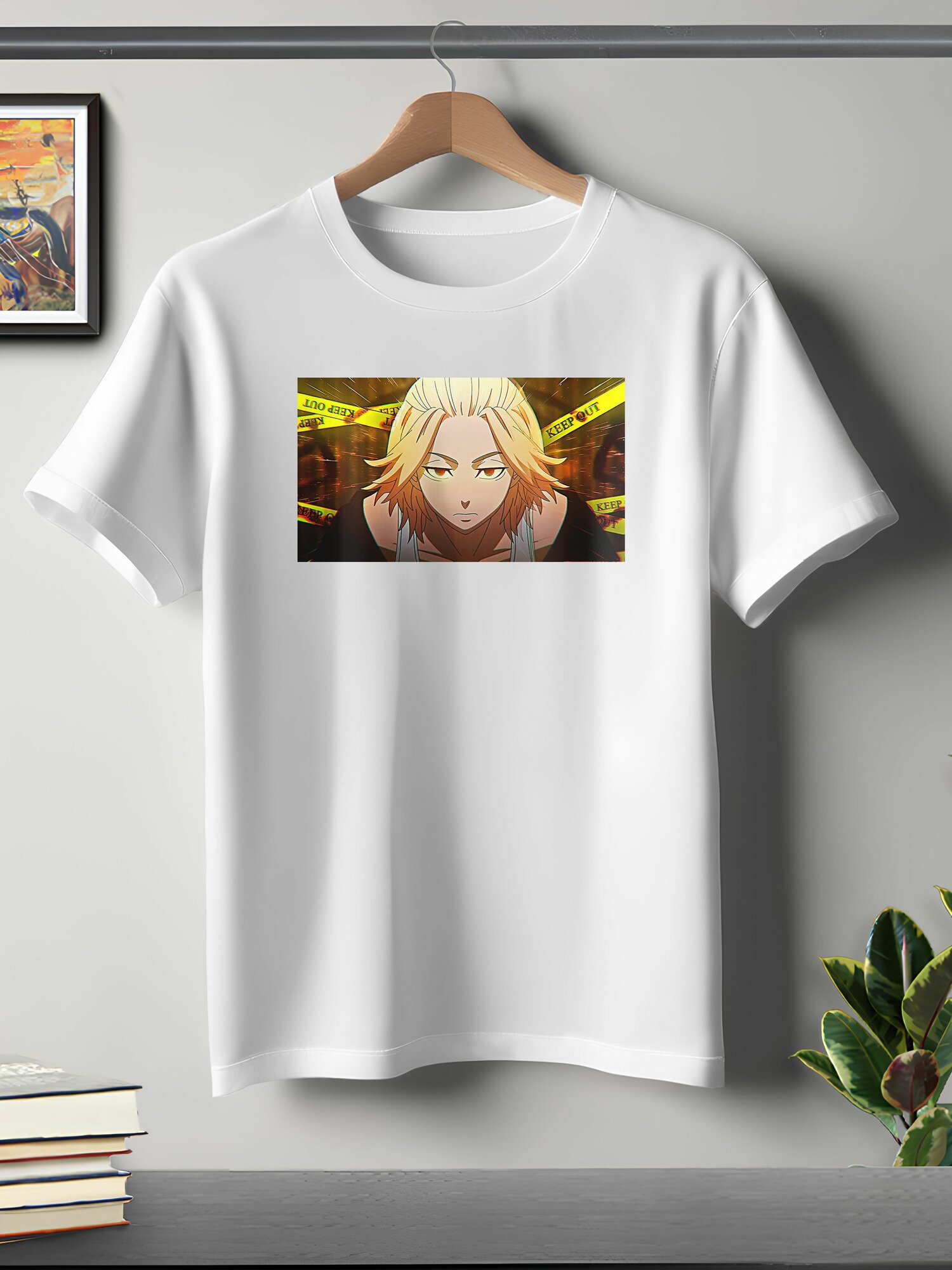 Футболка  Детская ONEQ 152 (12-13) размер с принтом Tokyo Revengers, белая