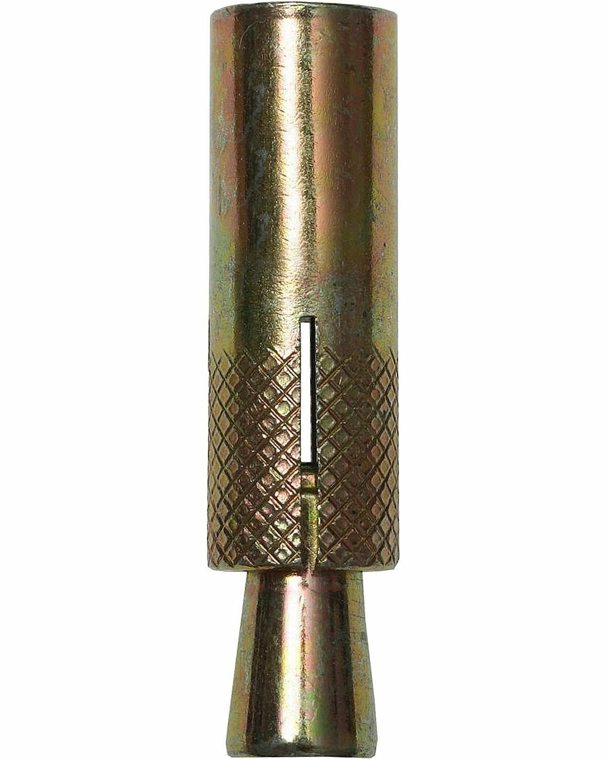 Анкер забивной ЗУБР 1 шт, М12х52 мм, желтопассивированный,