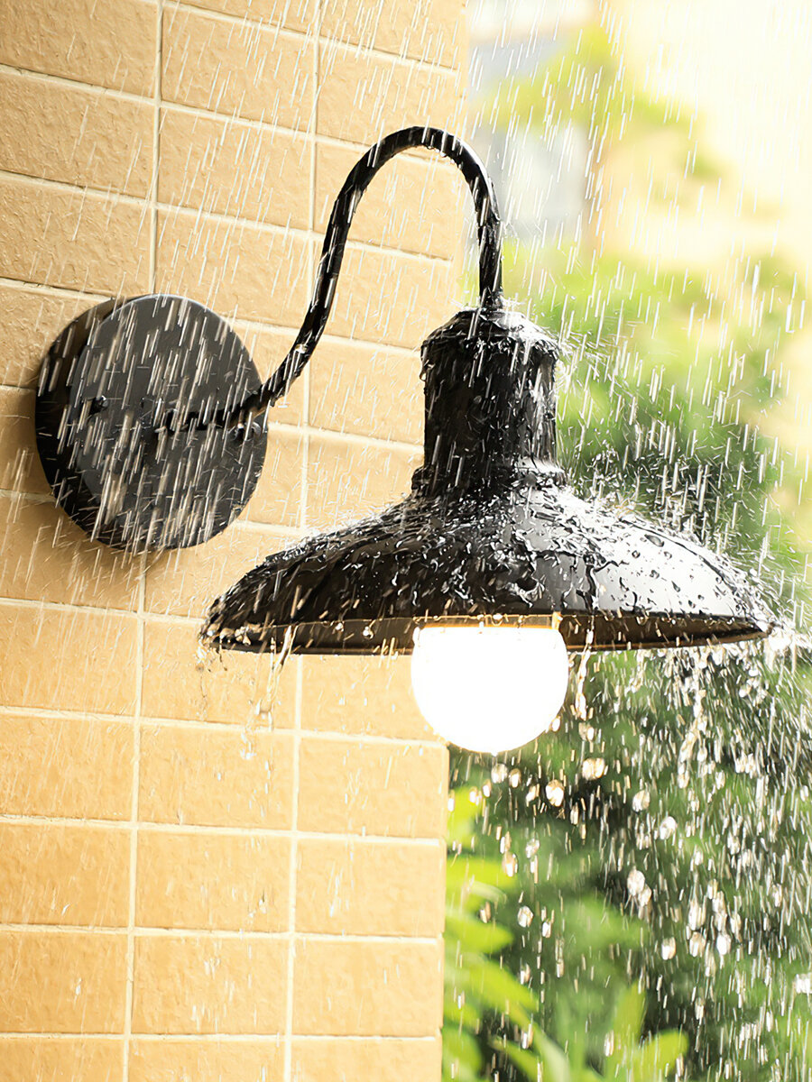 Влагозащищенный E27-светильник для улицы，Идеален для коттеджей, ресторанов, исторических зданий и ландшафтного дизайна