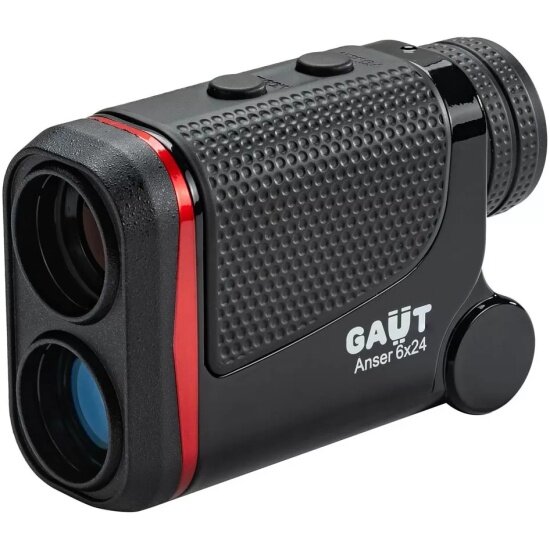 Дальномер Gaut Anser, без подсветки, 6х24, до 600м, ±0.75м, метры/ярды/футы, угломер, режим гольф, CR2, IPX7