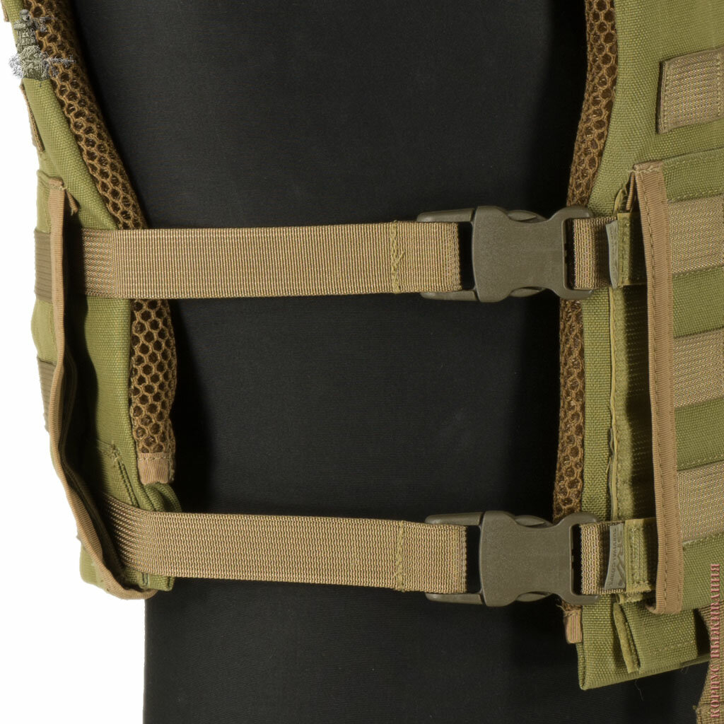 Стропа камербанда THORAX (комплект 2 ленты) (M, Черный)