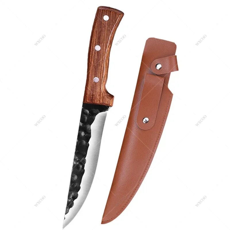 Кухонный нож, обвалочный, разделочный для разделки мяса, Стали Многоцелевой