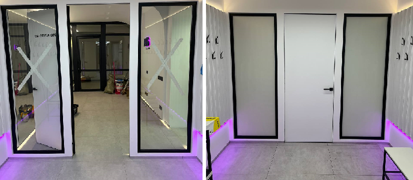 Декоративная пленка, для стекла и стеклянных перегородок, матовая, белая